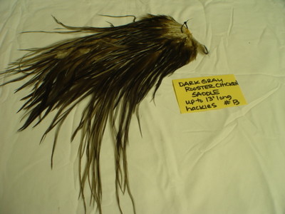 Feathers - Saddle Dry Hackle Fly Tying Chicken