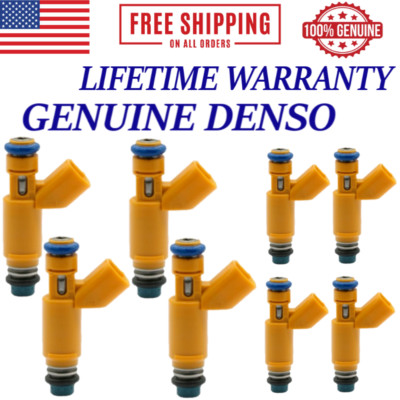 NEW X8 OEM DENSO Fuel Injectors For 2006-09 Land Rover Range Rover ...