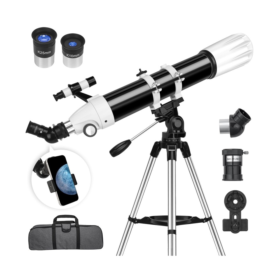 Telescope, 90mm Aperture 900mm Astronomical Refractor Telescope for ...
