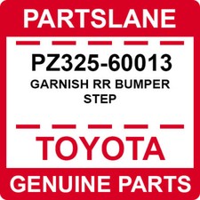 PZ332-76002 Toyota OEM Genuine GARNISH RR BUMPER - CT200 for sale ...