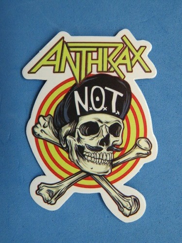 Music Sticker ANTHRAX: NYC Heavy Metal Thrash Band Formed in 1981 ...