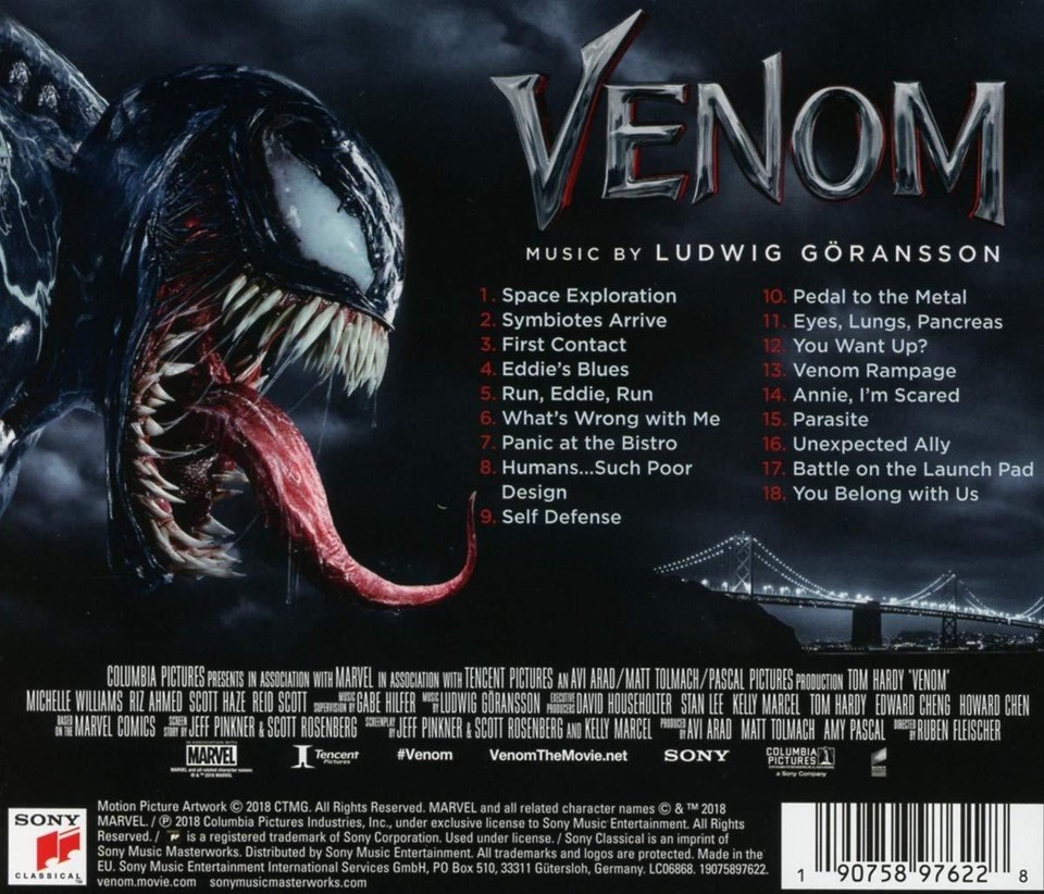 VENOM/OST - GÖRANSSON,LUDWIG CD NEW | eBay