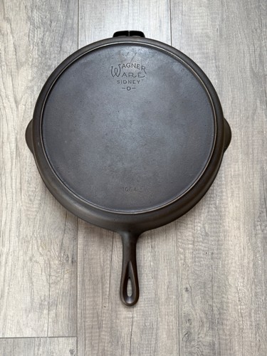 Rare Vintage Wagner Ware Sidney -O- No. 14 Cast Iron Skillet #1064 ...