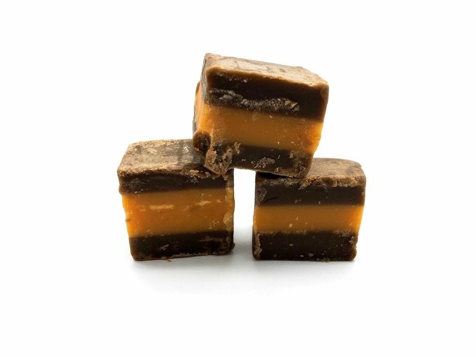 THE FUDGE FACTORY LUXURY Finest Hand Crafted Fudge Cubes English Sweet ...