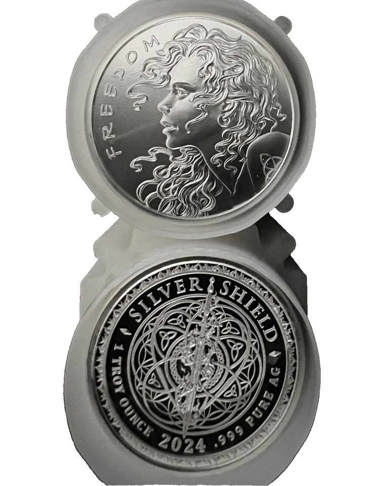2024 Freedom Girl Silver Shield Round 1 oz .999 Silver BU in CAPSULE | eBay