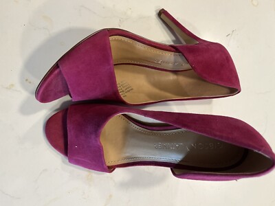 Gibson Latimer Women's Size 8M Side Cut Out Heels pumps suede leather ...