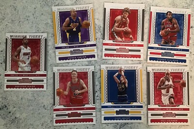 2019-20 Panini Contenders Winning Ticket 7 Lot Walton Barry Wade Kerr ...