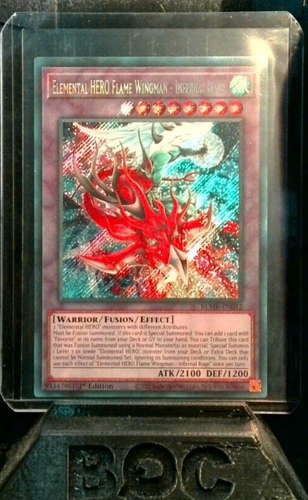 Elemental HERO Flame Wingman - Infernal Rage - BLMR-EN012 - 1st Edition ...