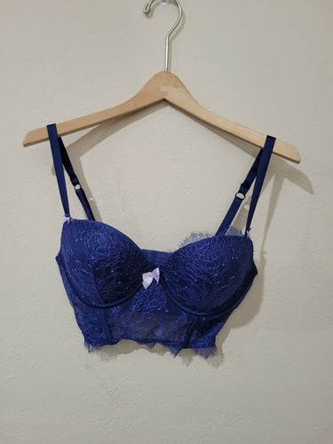 Victoria's Secret Very Sexy Demi Bust Long Line Lace push up bra size ...