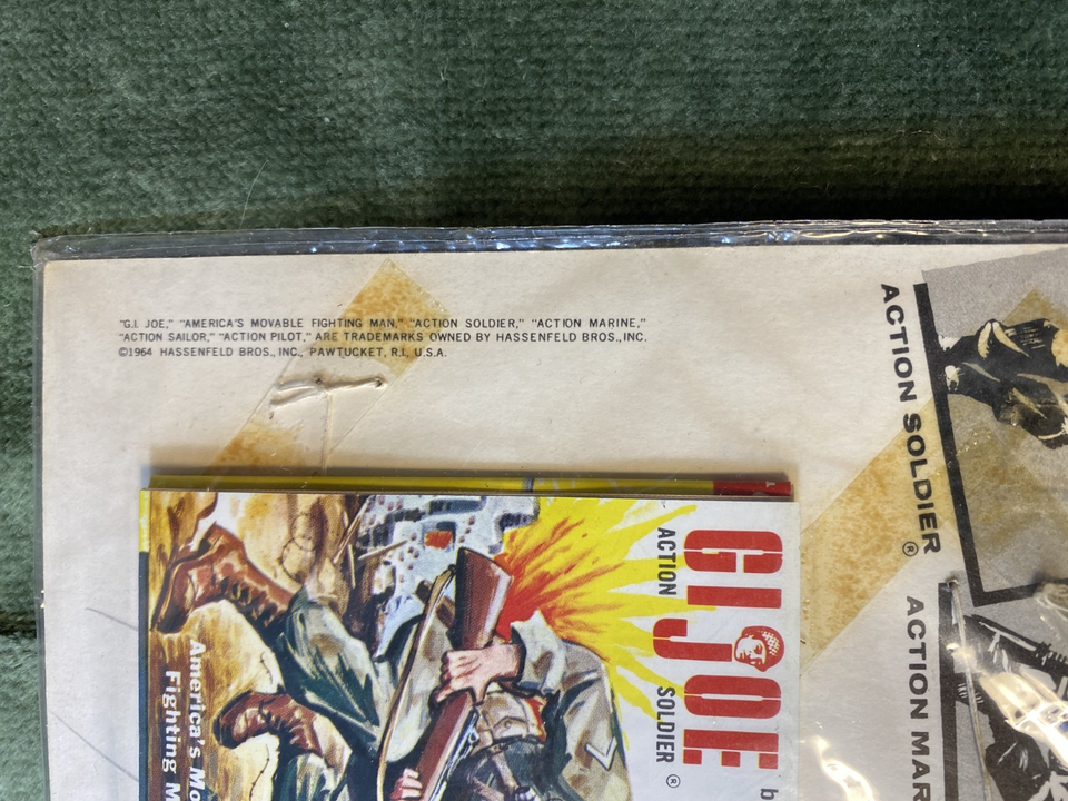 GI Joe 1964 MOC Action Marine Helmet Old Original Action Figure | eBay
