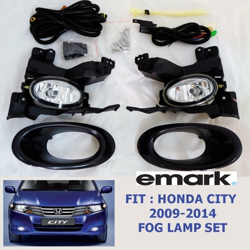 For Honda City S Sedan Aria Ballade 2008-1414 Fog Lamp Spot Light Emark ...