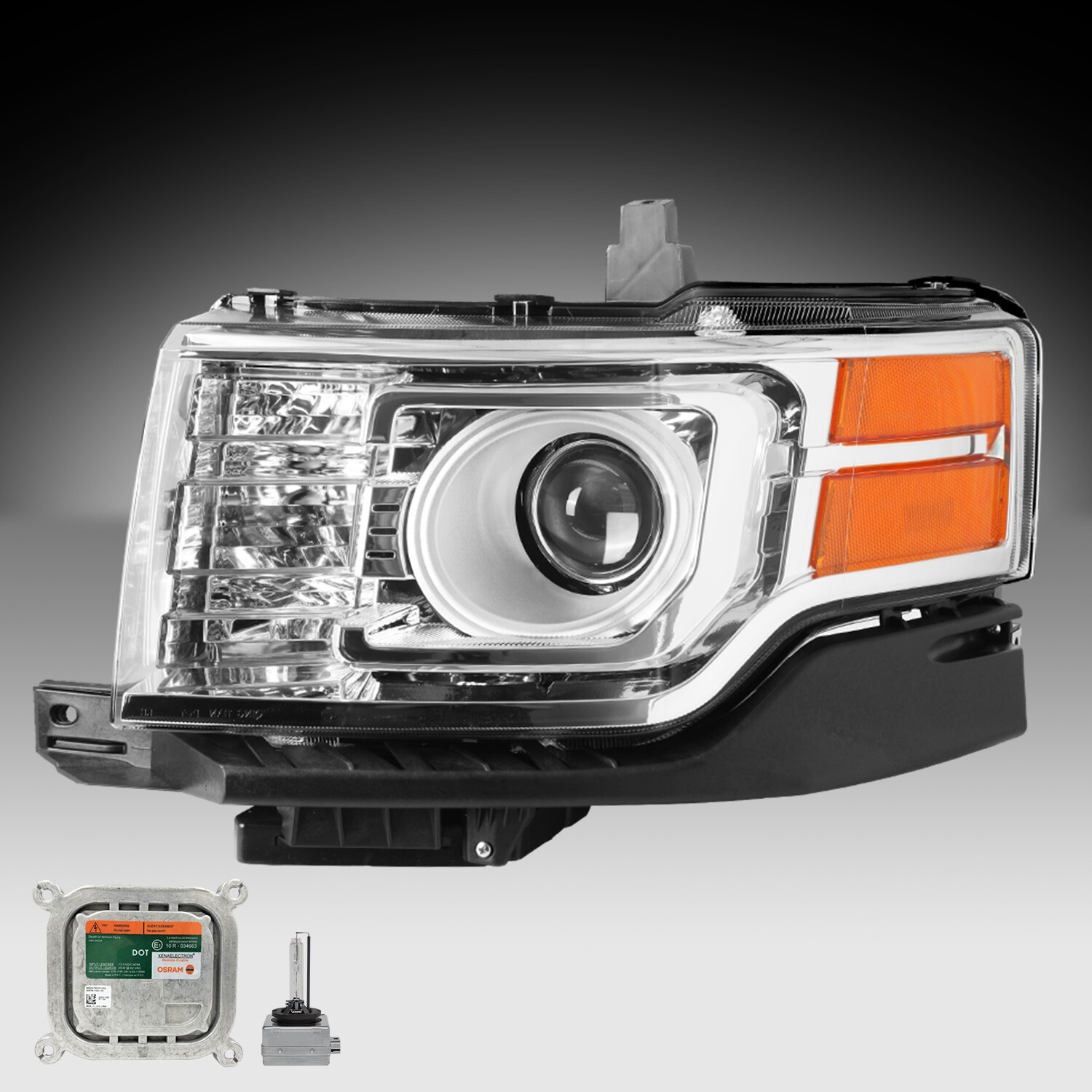 Fit 2009 2010 2011 2012 Ford Flex HID Xenon OEM Left Headlight Assembly ...