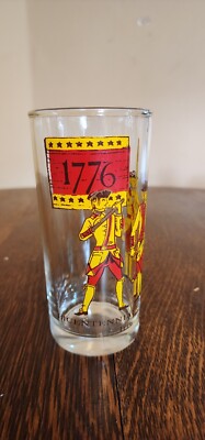 VINTAGE BICENTENNIAL CELEBRATION DRINKING GLASS MINUTE MEN 1776-1976 | eBay