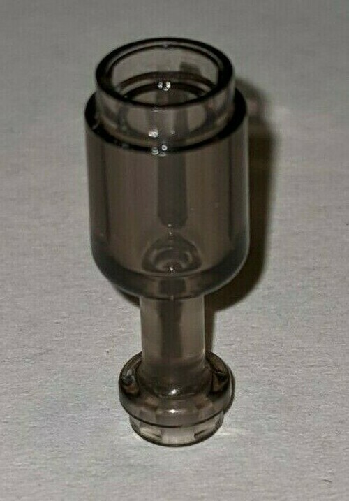 LEGO Minifig Utensil Bottle Trans Black Clear Smoke Bottle Jar Flask ...