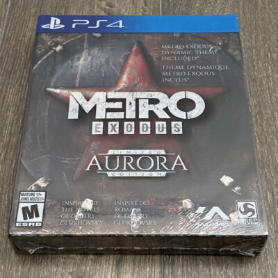 Metro Exodus Aurora & Metro 2033 Steelbook Collectors Edition for PS4 ...