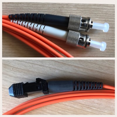 AFC Fibre Optic Patch Lead Cable, MTRJ to ST, Multimode Duplex, 2mm, 3 ...