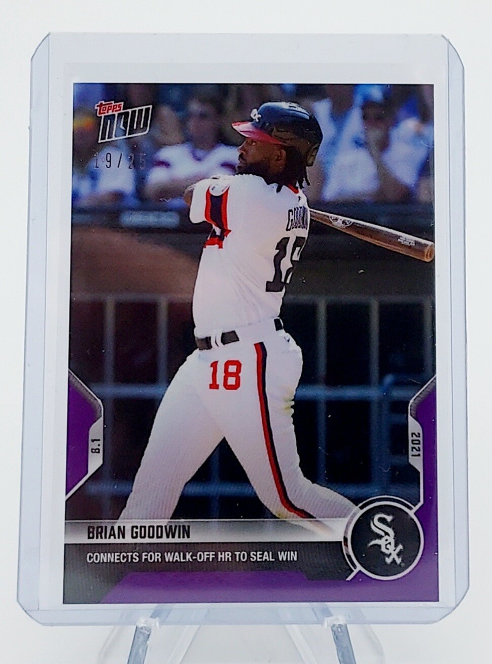 Brian Goodwin Walk-Off HR - 2021 MLB TOPPS NOW Card 600 - Purple ...