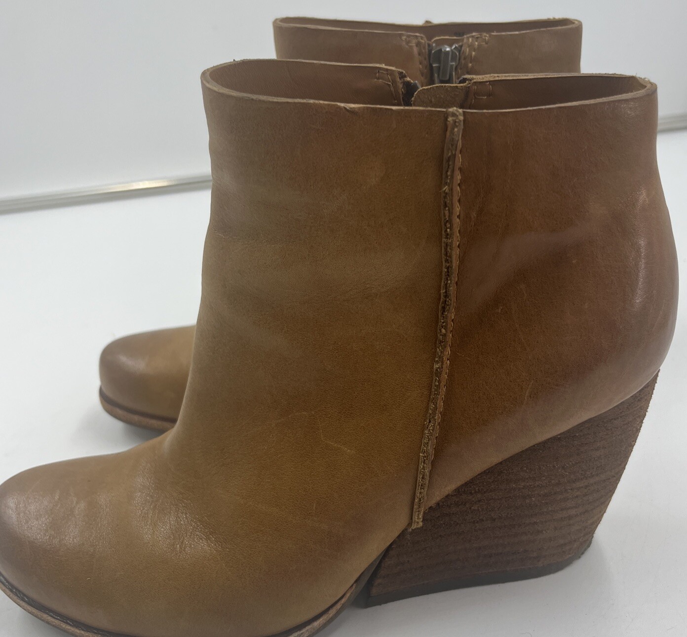 Korks by Kork-Ease Patrina Brown Leather Distressed W… - Gem