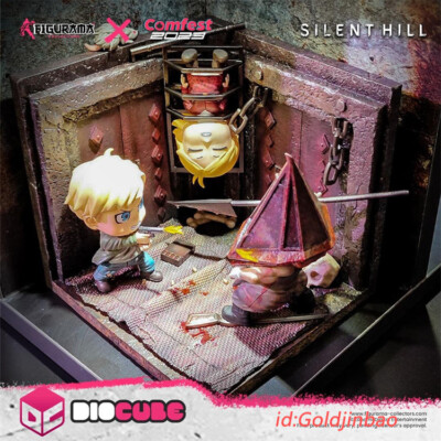 Figurama Studio James vs Pyramid Head Resin Model Pre-order Statue PVC ...