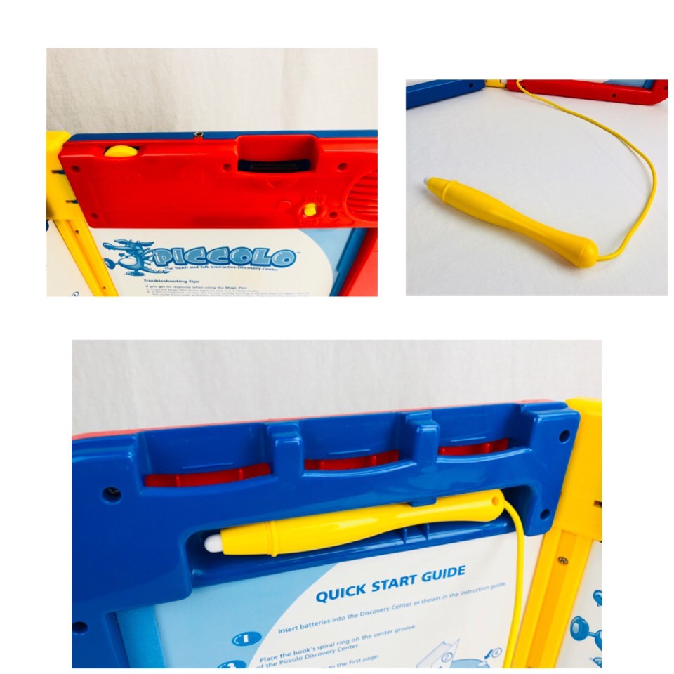 Piccolo Story Reader Learning Game System w/ 3 Books & Cartridges ...