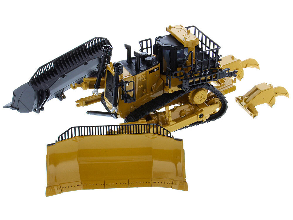 CAT CATERPILLAR D11 T TRACK-TYPE TRACTOR W/ 2 BLADES 1/64 DIECAST ...