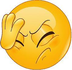 Smiley Face Emoji Decal Flirt Sexy Funny Vinyl Car Window Sticker 6" x ...