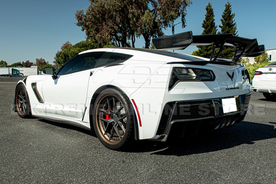 For 14-19 Corvette C7 Z06 | Carbon Flash Metallic Rear Quarter ...