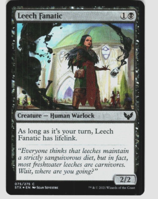 MTG Strixhaven: School of Mages Leech Fanatic Foil 075/275 | eBay