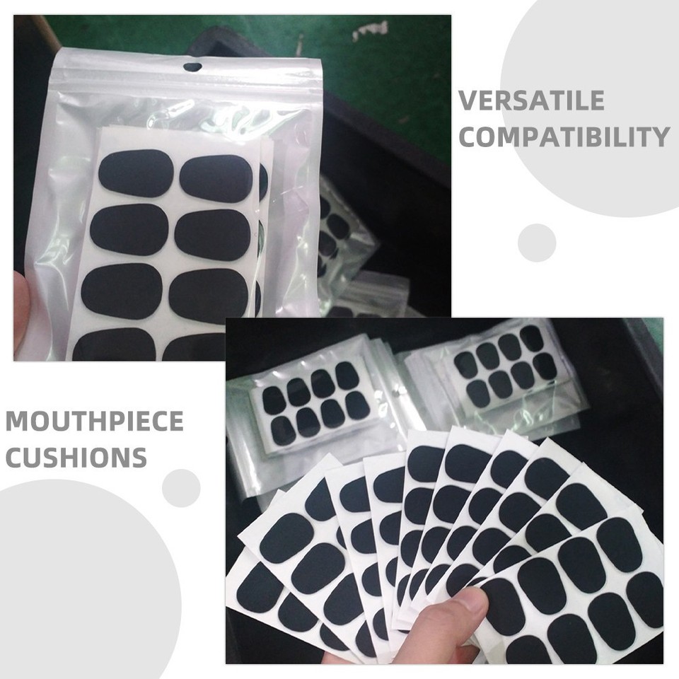 60 Pcs Sax Mouthpiece Patches Saxophone Alto Cushion Adhesive Clarinet ...