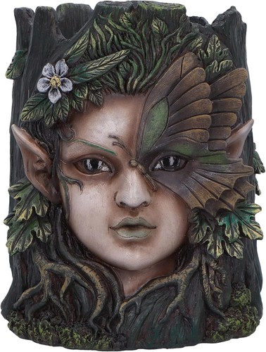 Nemesis Now Flora Tree Goddess Face Planter 17.3cm, Resin, Brown, Cast ...