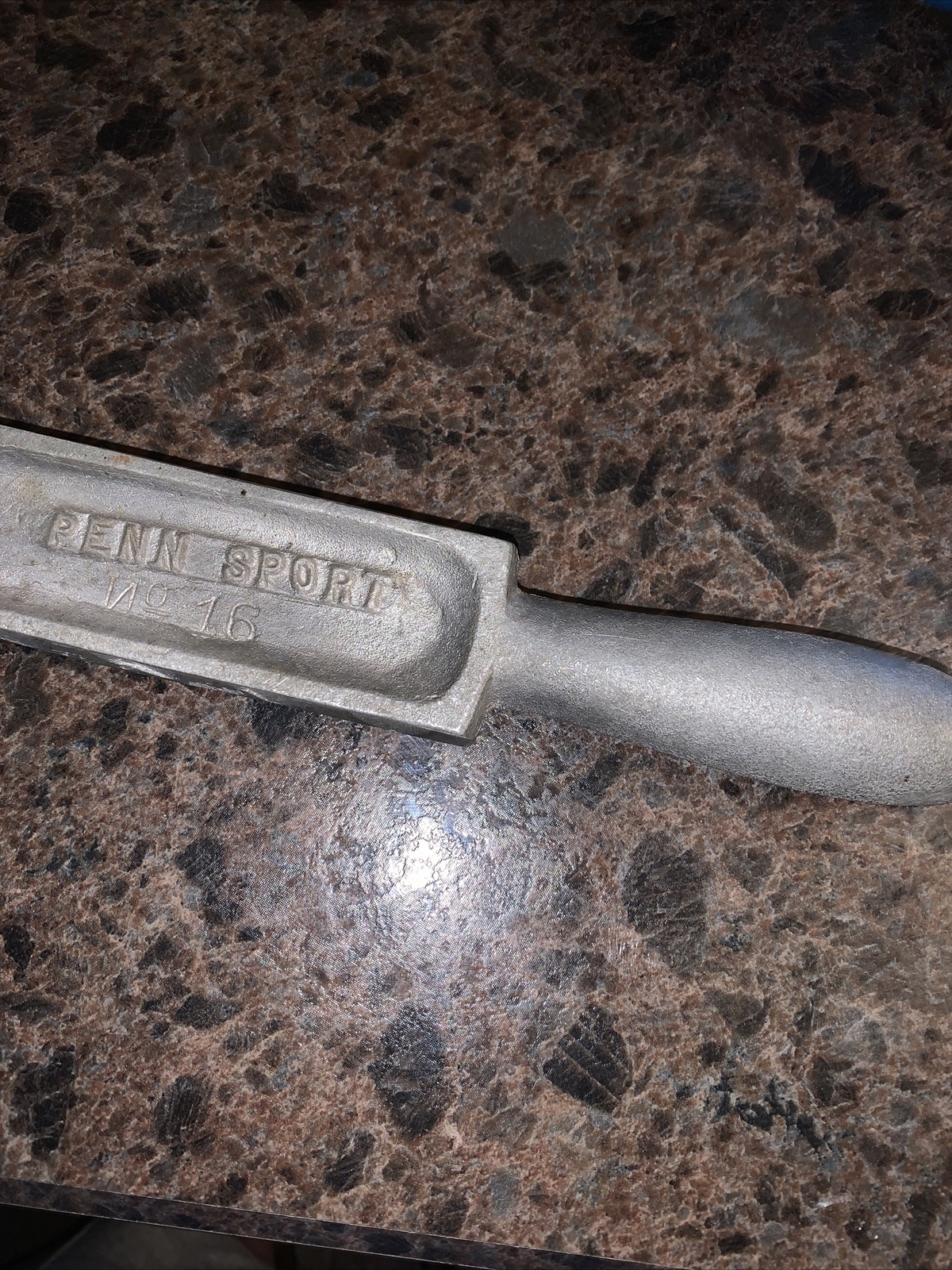 VTG PENN SPORT No 16 Lead Crimp Fishing Sinker Jig Weights Hand Held ...