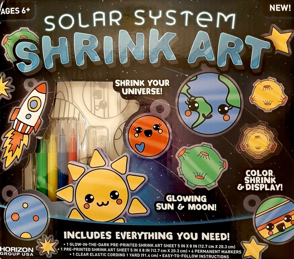 Solar System Shrink Art, NEW In Box, Made By Horizon Group USA | eBay