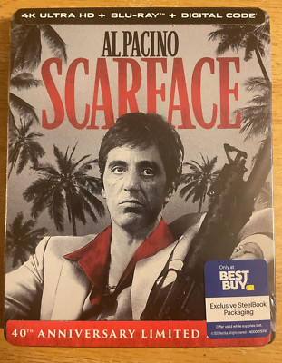 SCARFACE (STEELBOOK - READ DESCRIPTION BEFORE PURCHASE*) | eBay