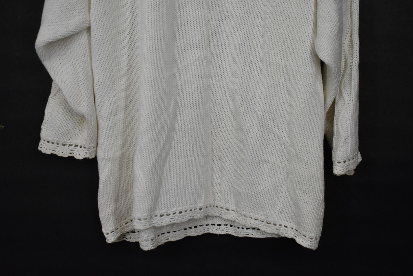 Jacque & KoKo Womens Floral Print Long Sleeve Scoop Neck Knit Sweater ...