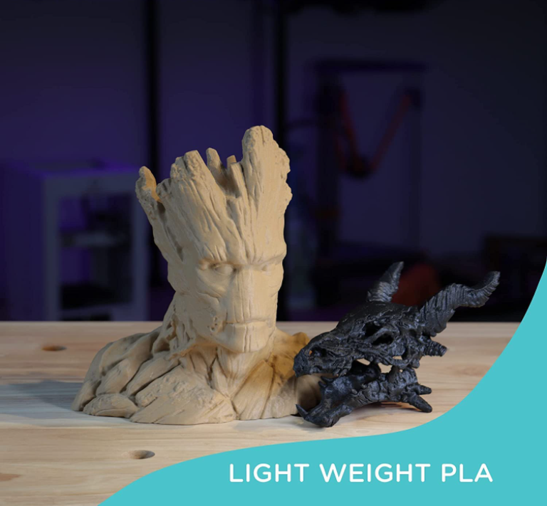 LW PLA Filament 1.75mm Pre-Foamed PLA 800g Lightweight 3D Filament ...