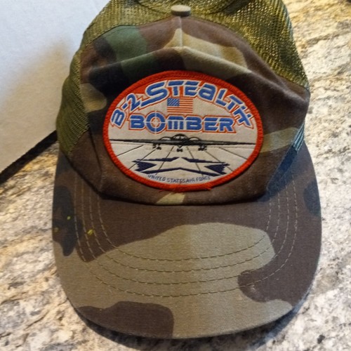 Vintage B-2 Stealth Bomber Patch United States Air Force Camo. Trucker ...