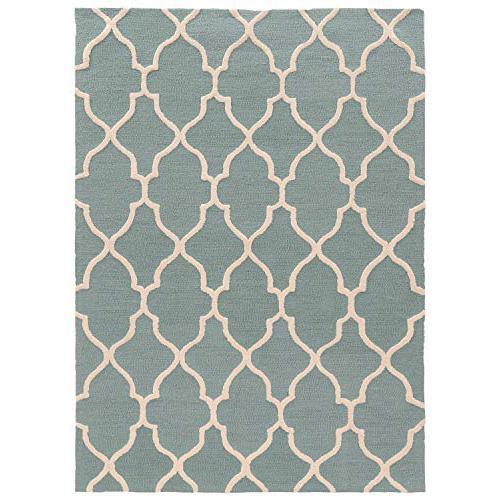 Trio Geo Turquoise & Ivory 5x7, Rug 753793984247| eBay