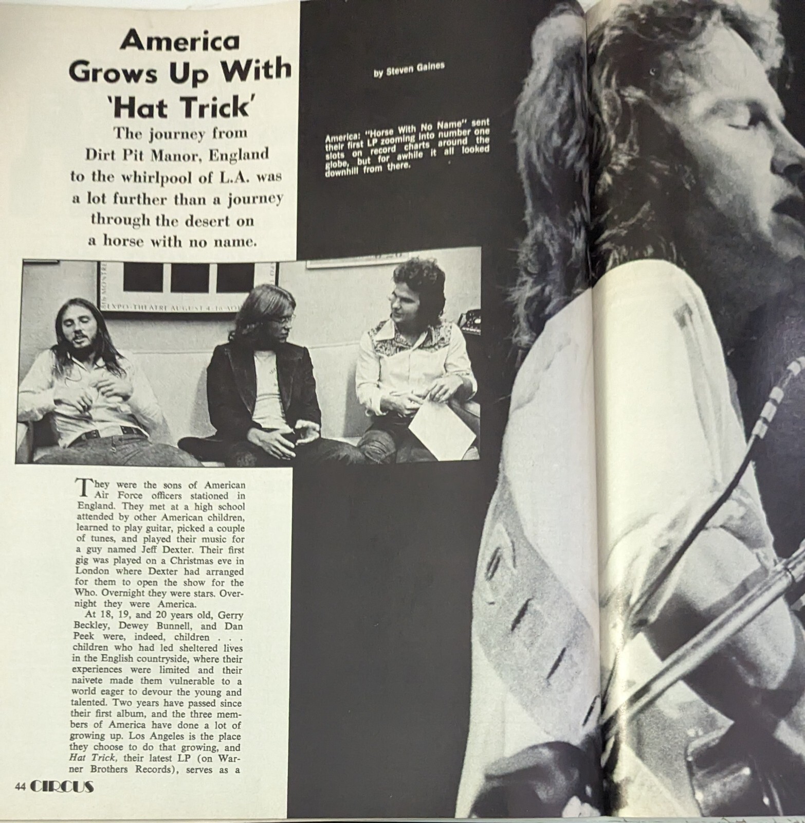 Circus Magazine November 1973 Uriah Heep, America, Clapton, Stones, Led ...