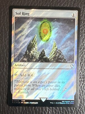 Mtg FIC Final Fantasy — Sol Ring 356 —NM SURGE FOIL | eBay