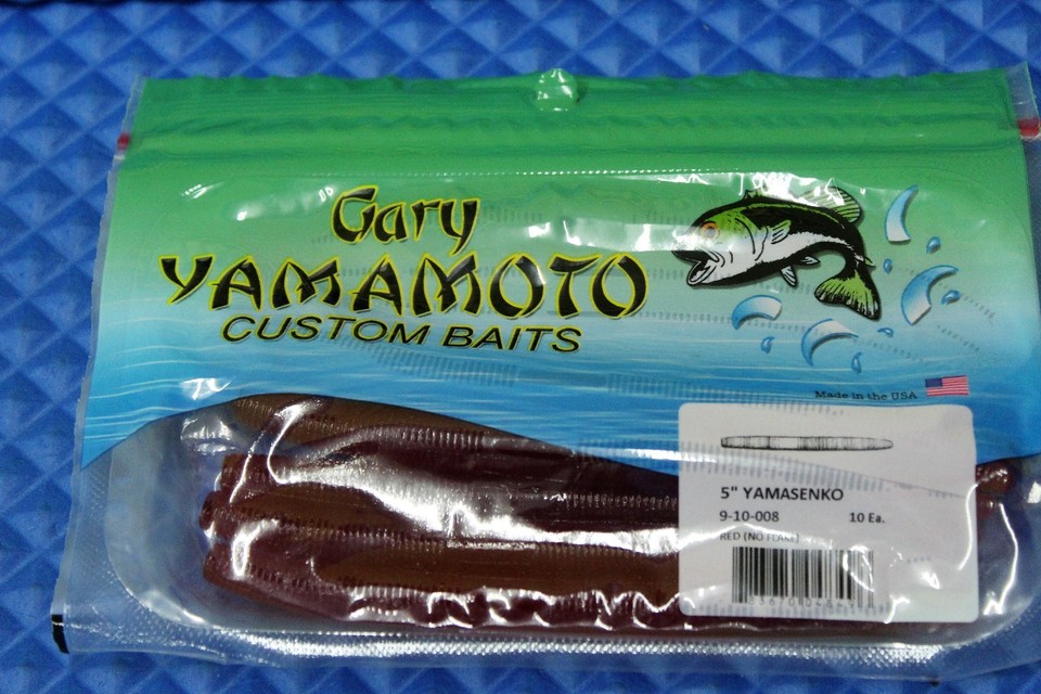 Gary Yamamoto 5" Yamasenko Custom Baits 9-10 Series 10 Pack CHOOSE YOUR ...