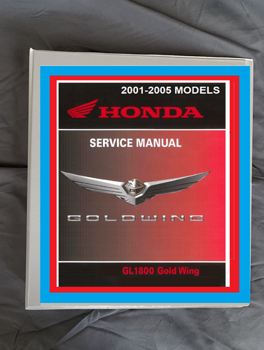 2001-2005 Honda Goldwing gl1800 motorcycle repair workshop service ...