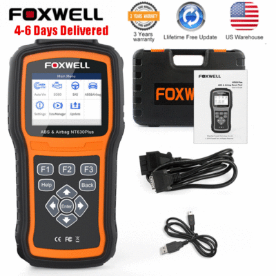 Foxwell Nt630 Plus Auto ABS Bleeding SRS SAS Reset OBD2 Diagnostic ...