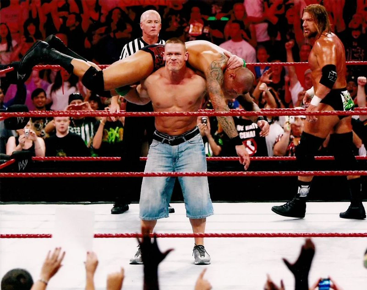 Triple H Vs John Cena Vs Randy Orton