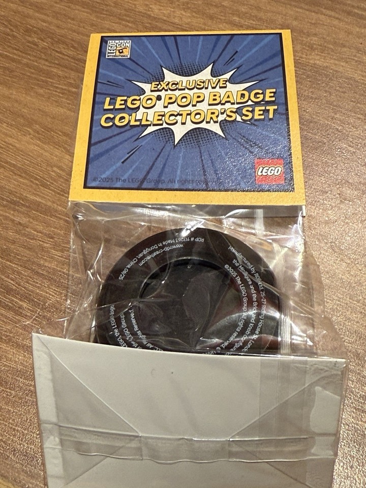 SDCC 2025 - San Diego LEGO COMIC CON Exclusive Pop Badge Collector’s ...