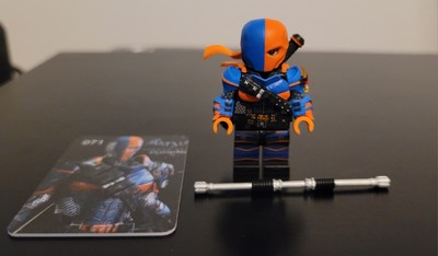 Custom Mr. Tree Brick LEGO Deathstroke Minifigure DC | eBay