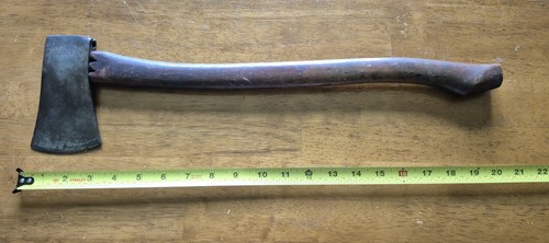 Vintage Marble's Camp Axe #10 Gladstone Mich USA 20" L Goat Foot Handle ...