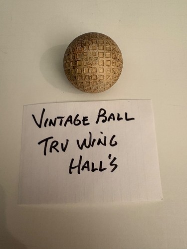 Vintage Tru Wing Golf Ball. Mesh dimple design. | eBay