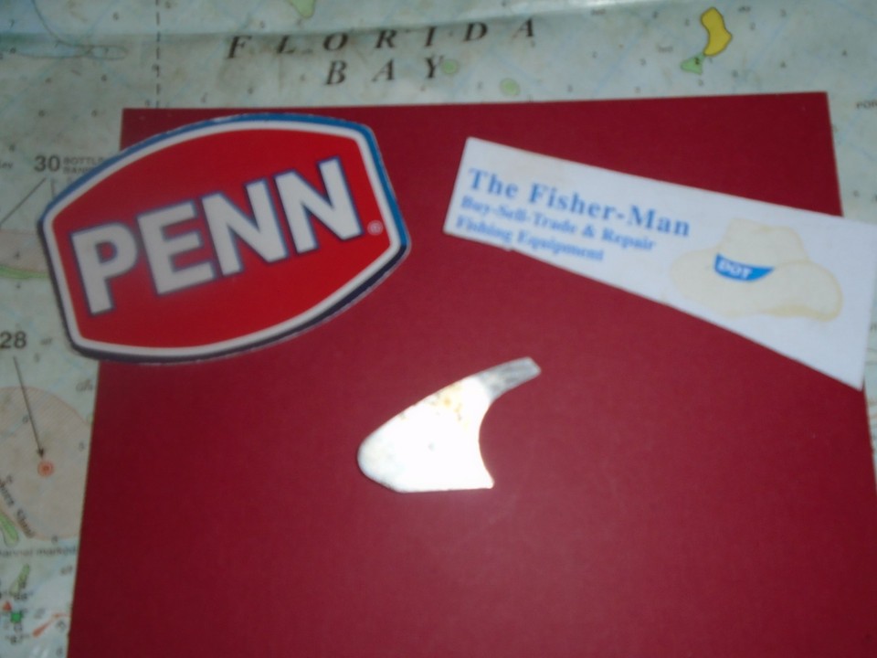 PENN 4300SS DECAL USED PENN REEL PART 237-4300 SIDEPLATE DECAL PENN ...