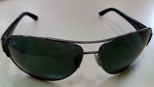 Ray-Ban RB3467 in Black Matte Frame Green Lens Sunglasses for sale ...