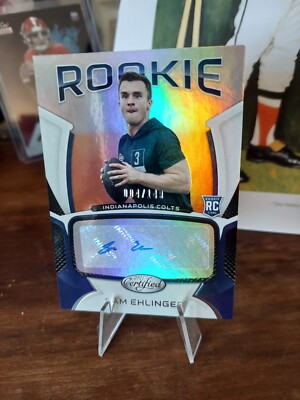 2021 Panini Certified Sam Ehlinger Rookie Signatures RC AUTO HOLO SP ...